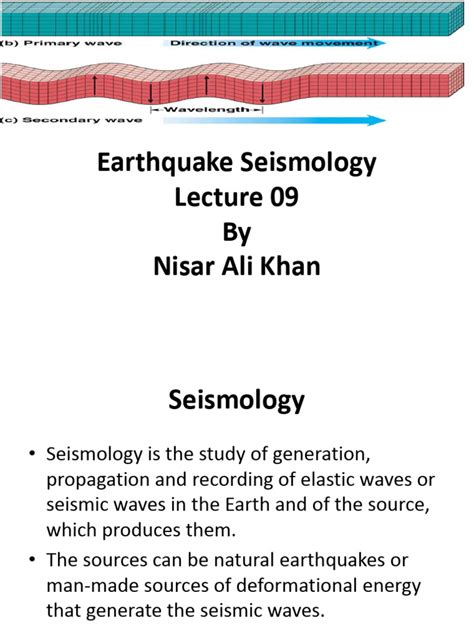 Lecture 9 Earthquake And Seismology Pdf Earthquakes Deformation Engineering