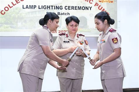 Afmc Pune Hosts Lamp Lighting Ceremony For 59th Batch Of Bsc Nursing