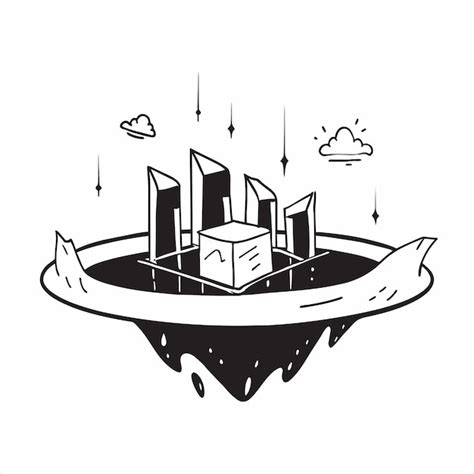 Premium Vector A Paper Box With A Picture Of A Cube On It