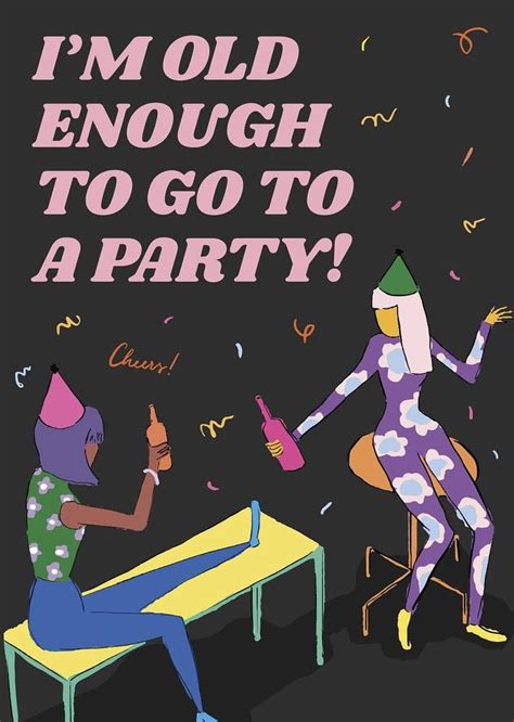 Download Premium Psd Image Of Cute Party Quote Template For Poster