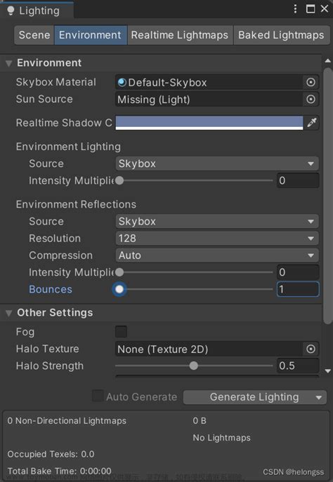 Unity引擎光照烘焙 Toy模板网