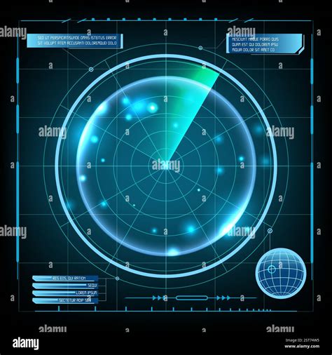 Sea Detector Display Stock Vector Image And Art Alamy