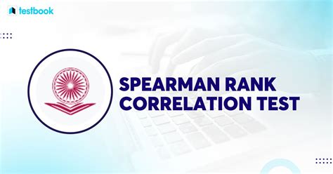 Spearman Rank Correlation Test For The Ugc Net Commerce Exam