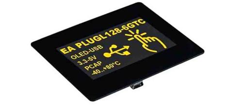 Electronic Assembly Ea Plugl128 6gtcz Oled Display Rs Components Indonesia