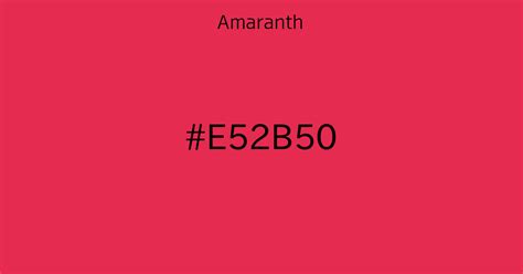 Amaranth Color