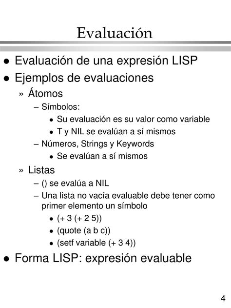 Ppt El Lenguaje Lisp Powerpoint Presentation Free Download Id3755775