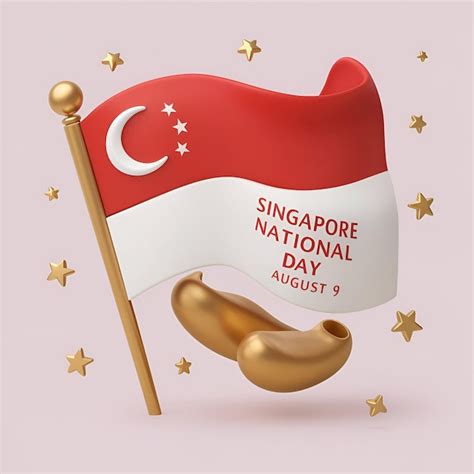 Premium Photo Joyful Celebrations Happy Singapore National Day