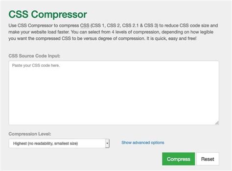 11 Outils De Compression De Vos Fichiers Code Css Html Et Js