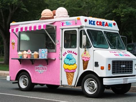 Summer Sweet Messenger Ice Cream Trucks Cooling Journey Belyoo
