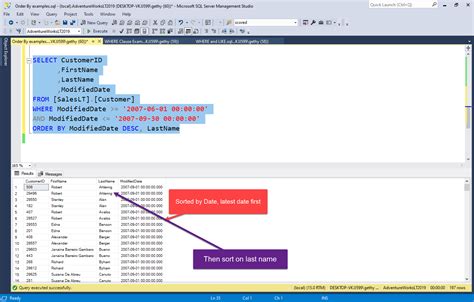 How To Write Sql Queries Sort Your Results With Order By Gethyn Ellis