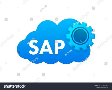 Sap Business Process Automation Software Cloud Stock Vector Royalty