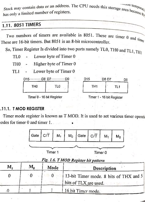 8051 Timers Has Only A Limited Number Of Registers Stack May Contain Data Or An Address The