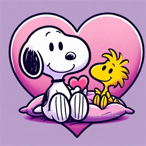 Snoopy San Valentin En 2025 Dibujitos Sencillos Imágenes De Snoopy