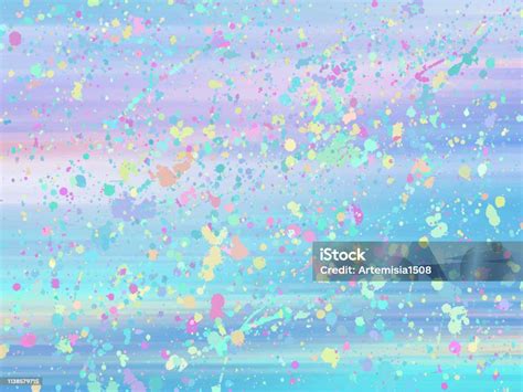 무지개 메쉬 유니콘 배경입니다 홀로그램과 환상의 그라데이션 배경 포스터 브로셔 초대장 표지 책 카탈로그에 대 한 벡터 일러스트