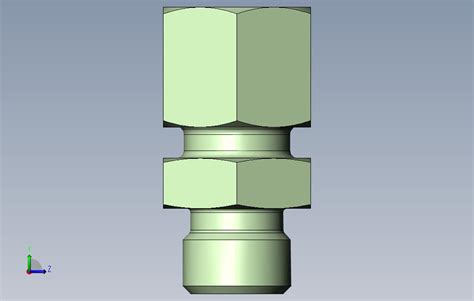 卡套式管接头solidworks 2012模型图纸免费下载 懒石网