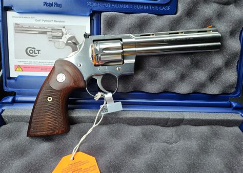 Colt Python 6 Inch Stainless 357 Hand Select Sold Collectors Market Board Sturmgewehr