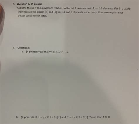 Solved 2017 Question 2. Are the following statements true | Chegg.com
