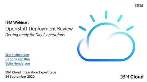 Open Shift Deployment Review Getting Ready For Day 2 Operations Ppt