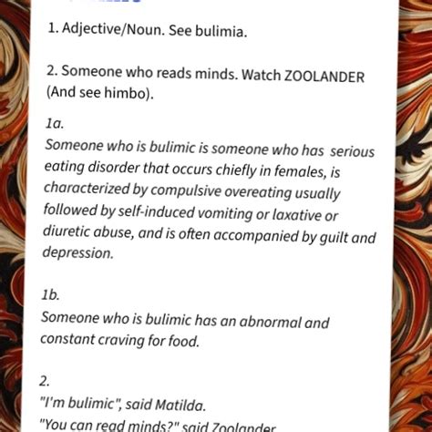 Urban Dictionary Bulimate