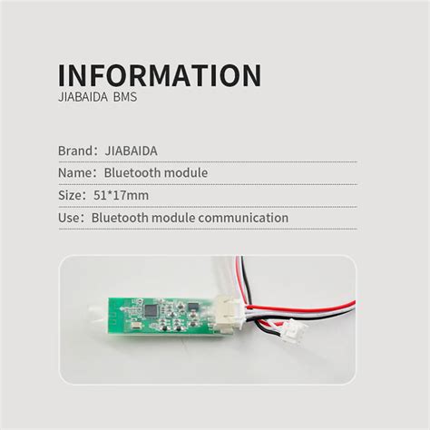 Smart Bms Communication Part Bt Module Connect To Phone Setting And Monitoring Batteries