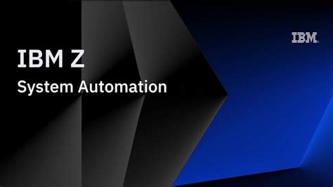 IBM Z System Automation Dynamic Resources IBM MediaCenter