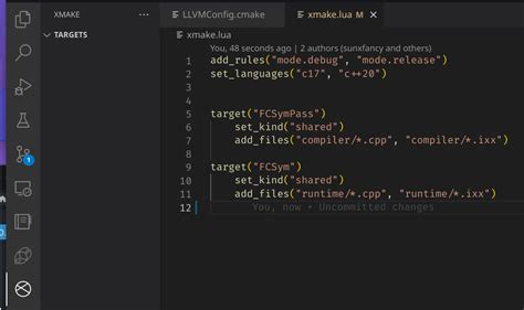 VSCode 插件添加目标分组 Issue xmake io xmake vscode GitHub
