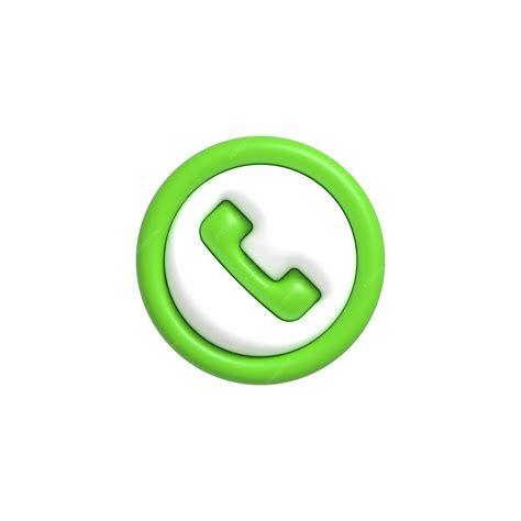 Premium Photo Realistic Phone Call Button Hotline And Call Center