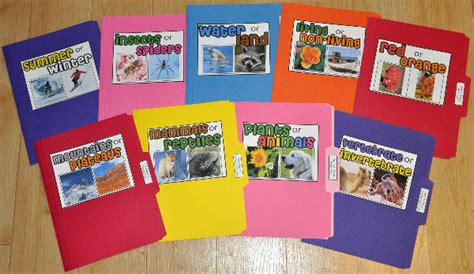 Sorting Our World File Folder Games With Real Photos File Folder Games At File Folder