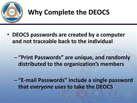 Ppt Why Everyone Should Complete The Deomi Organizational Climate