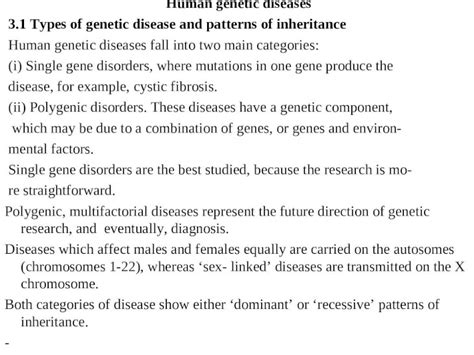 Ppt Human Genetic Diseases 31 Types Of Genetic Disease And Patterns Ppt Human Genetic Diseases 31 Types Of Genetic Disease And Patterns