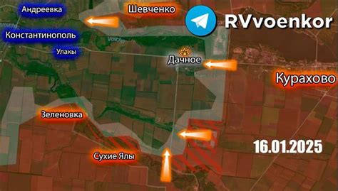 Армия России продолжает прорыв к Днепропетровской области и вошла в Дачное сжимая Кураховский