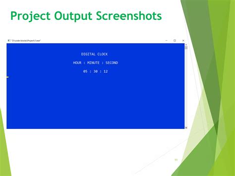 Digital Clock Project In C Ppt