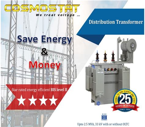 Save Energy And Money By Installing Star Rated Distribution Transformer