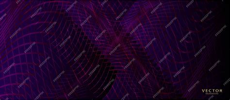 Premium Vector Dark Background Modern Purple Blue Gradient Flowing