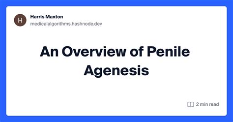 An Overview Of Penile Agenesis An Overview Of Penile Agenesis