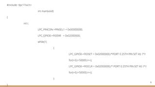Embedded Systems With LPC Pptx