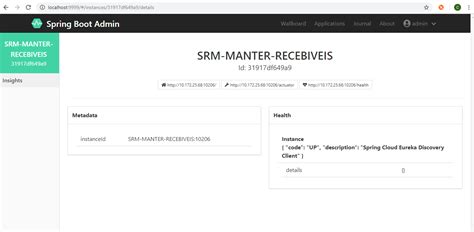 Spring Boot Admin Problem Fetching The Datas And Menus Stack Overflow