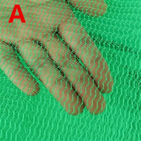 1 8x6m green mesh net poly shade sail safety netti grandado