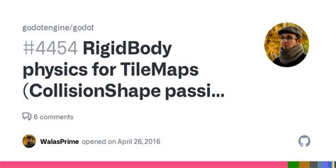 RigidBody Physics For TileMaps CollisionShape Passing To Parent Issue Godotengine
