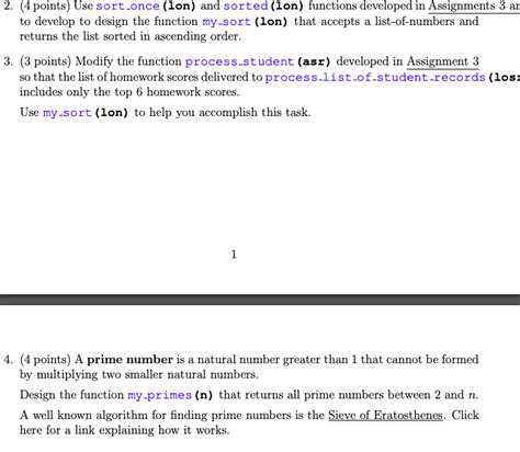 this assignment provides practice designing functions