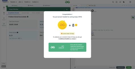 saravana krishnan j on linkedin geekstreak2024 gfg160 dsa day80