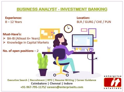 Enterprise It Solutions On Linkedin Hiringalert Businessanalyst Investmentbanking Applytous