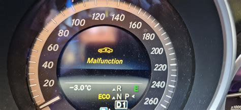 malfunction message r mercedes benz