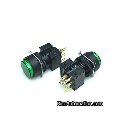 Omron A16 1 Push Button With Light Safety Switches Industrial