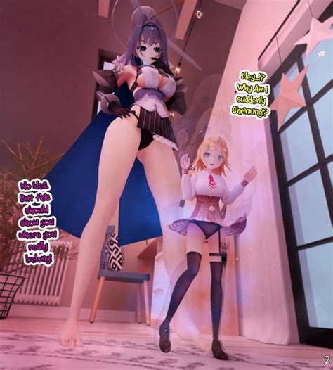 Aswababa Kronii And Amelia Size Game