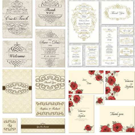 Vintage Wedding Invitation Vector At Collection Of Vintage Wedding Invitation