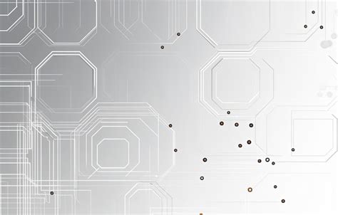 Premium Photo Circuit Board Technological White Background Technology