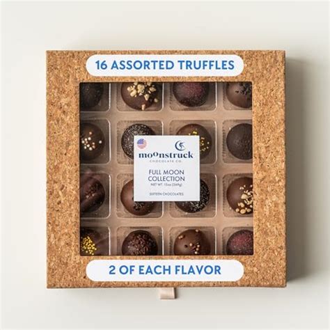 Moonstruck Chocolate 16 Piece Chocolate Truffle T Box