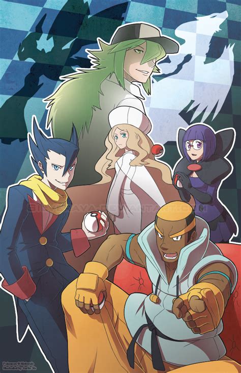 Elite Four Challenges You - Unova Elite Four Photo (31809021) - Fanpop