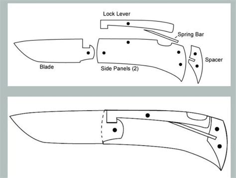 Tactical Knife Template